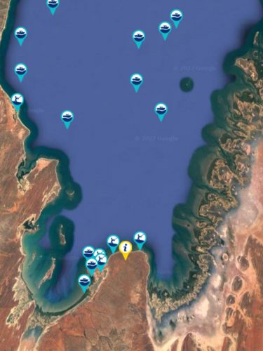 Giralia Bay fishing spots - Find the best places to go fishing in the ...